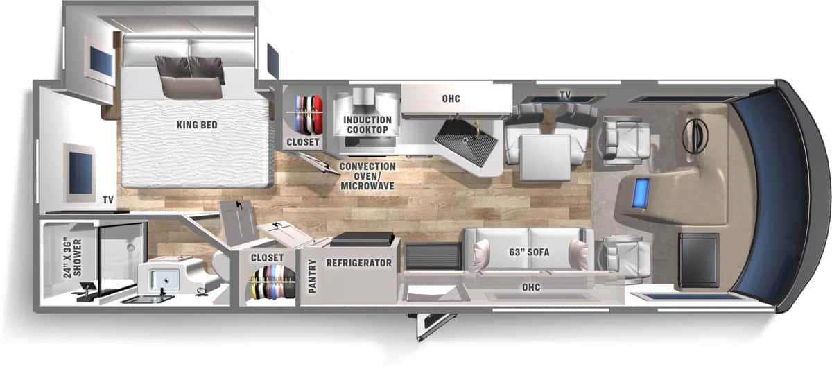 rv interior design layout